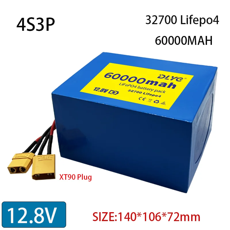 32700-Lifepo4-Battery-Pack-4S3P-12-8V-60Ah-4S-40A-100A-Balanced-BMS-for ...