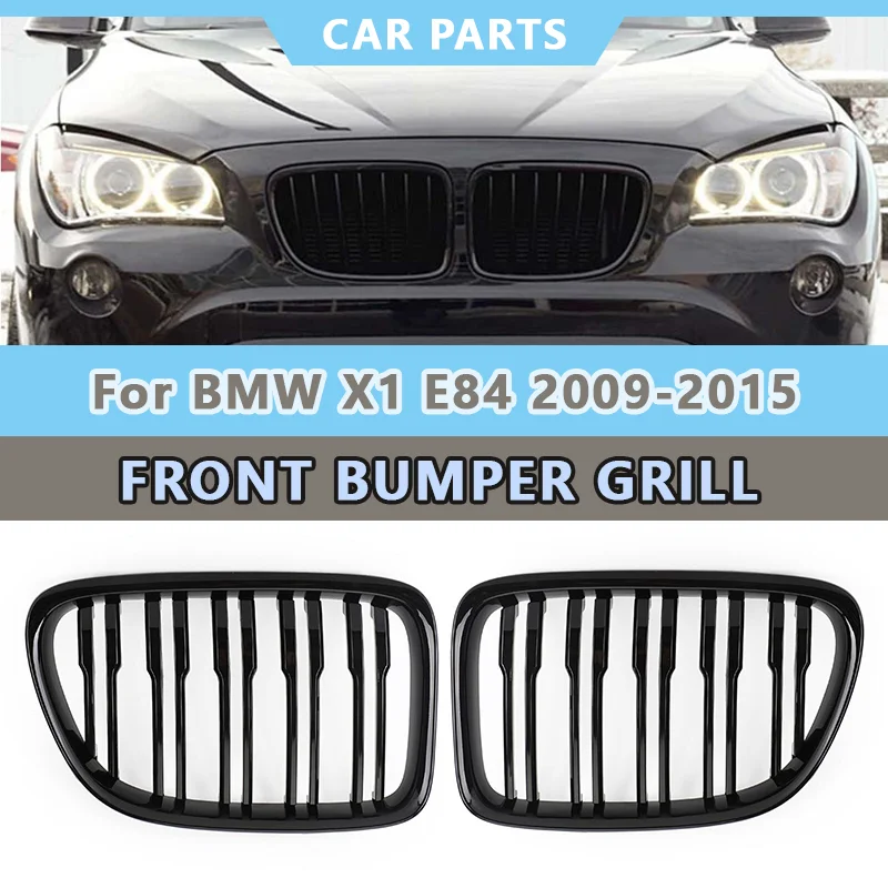 1Pair-Front-Bumper-Grilles-Kidney-Grill-For-BMW-X1-Series-E84-SDrive ...