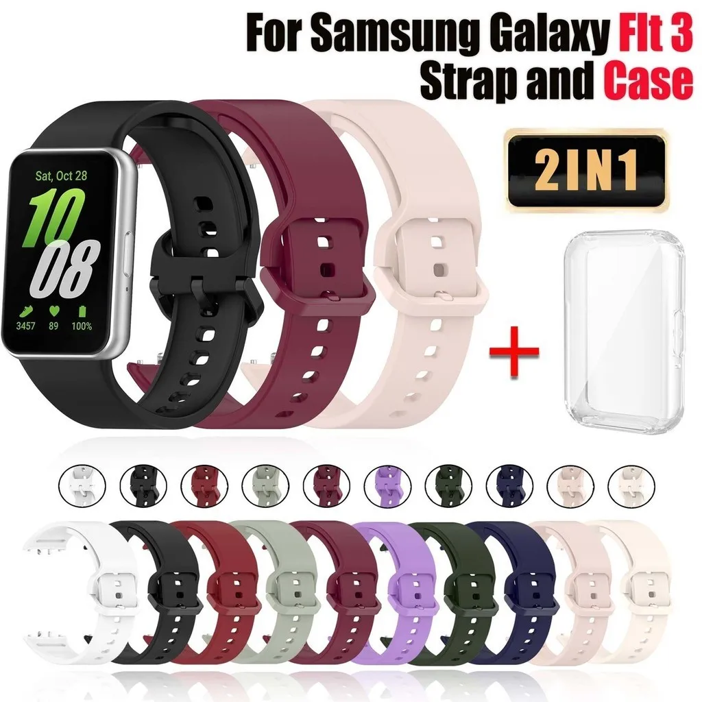 Strap For Samsung Galaxy Fit 3 Silicone Strap Sports Wristband For ...