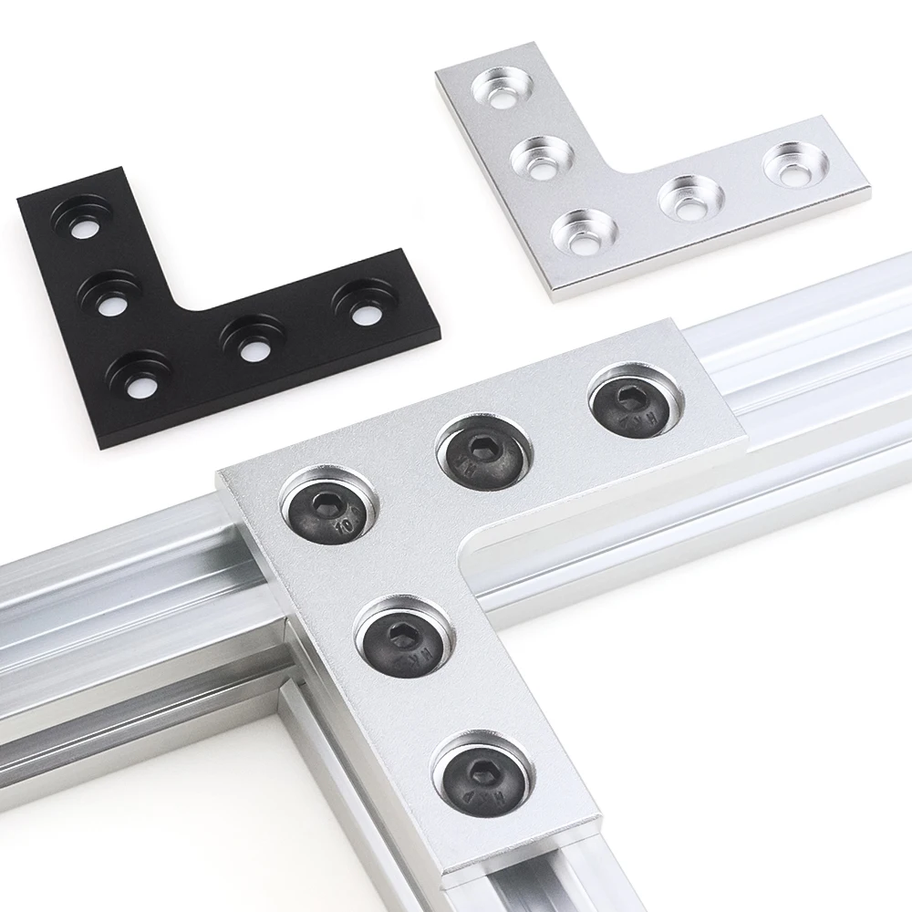 L-Type-5-Holes-90-Degree-Joining-Corner-Connector-Plate-Angle-Bracket ...