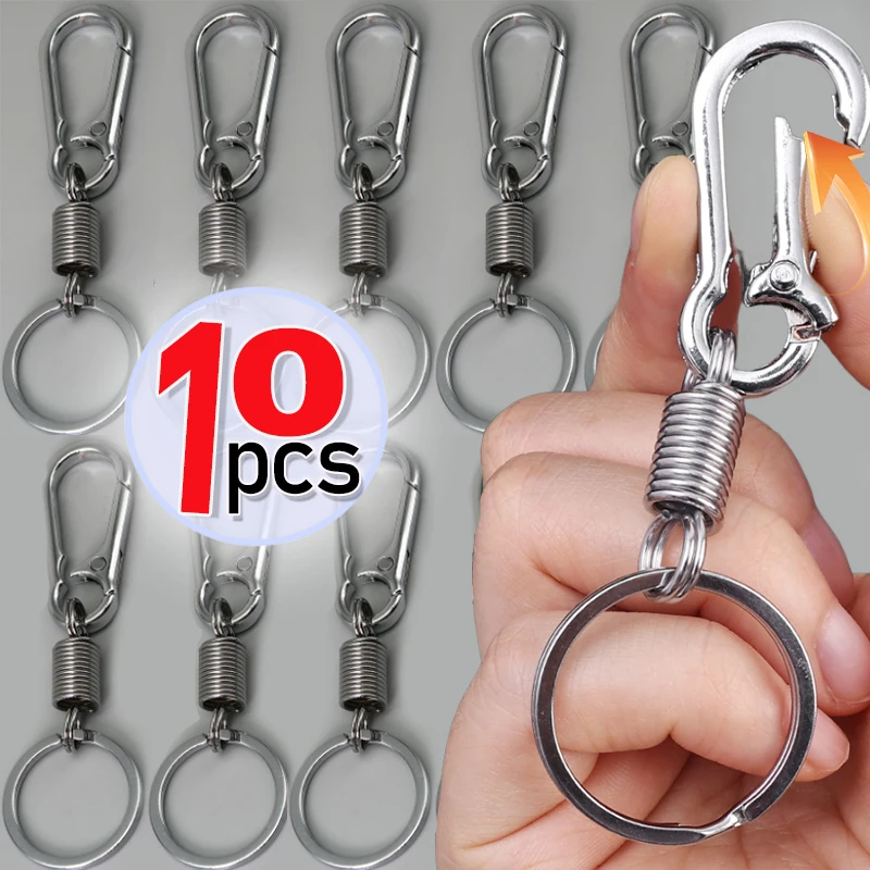 1-10pcs-Unisex-Key-Chain-Metal-Gourd-Buckle-Clasp-Car-Strong ...