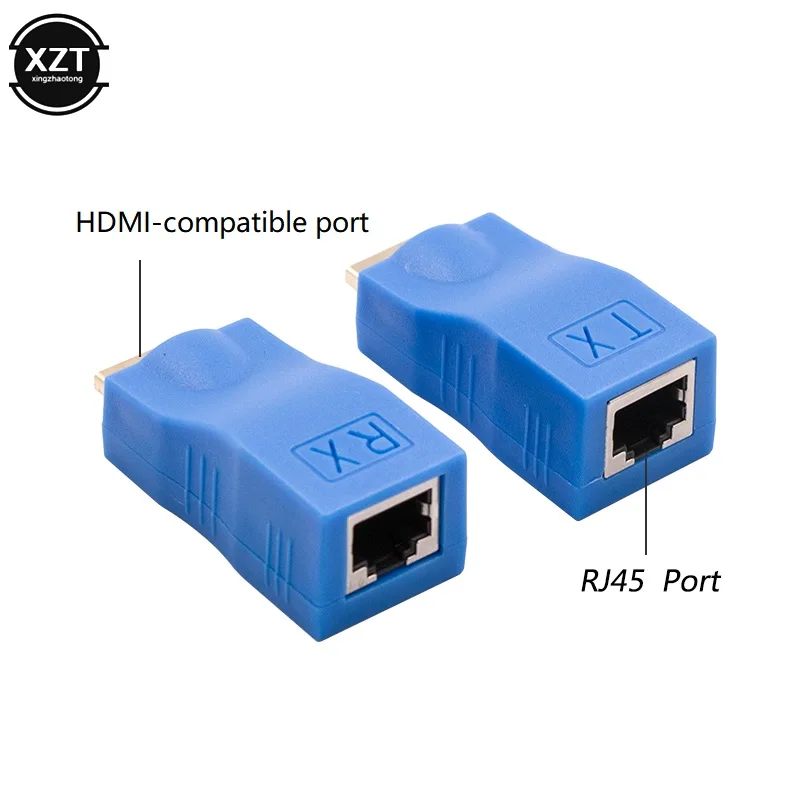 1Pair HDMI-compatible Extender Transmitter TX/RX HDMI-compatible V1.4 ...