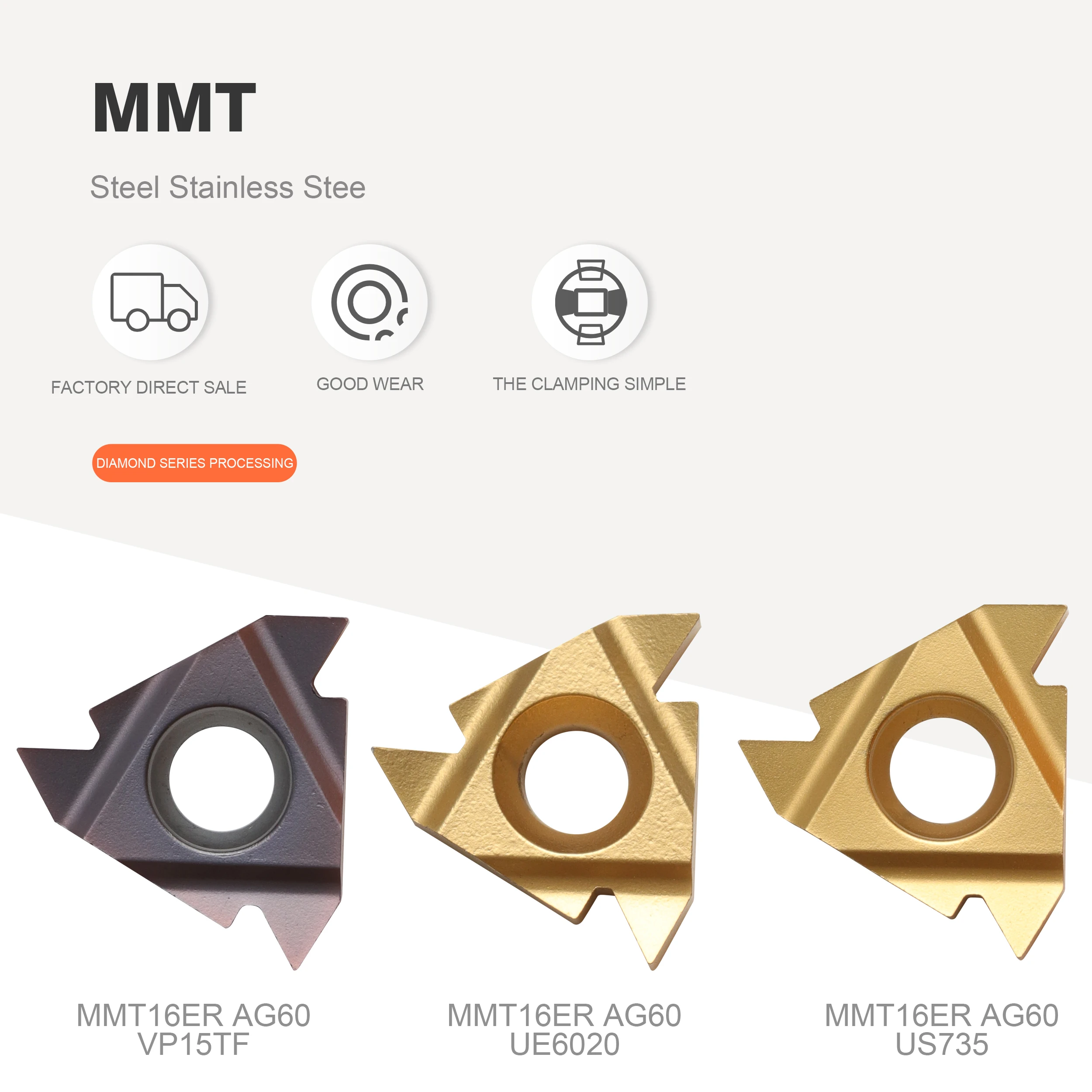 MMT-16ER-16IR-AG60-VP15TF-UE6020-US735-Thread-Turning-Tool-Carbide ...