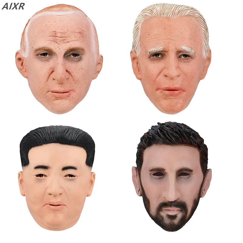 Mascarilla-de-l-tex-y-cubierta-para-la-cabeza-para-hombres-m-scaras-de ...