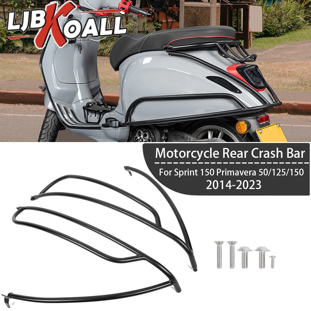 Sprint150-Crash-Bar-Rear-Passenger-Bumper-Protector-for-Vespa-Primavera ...