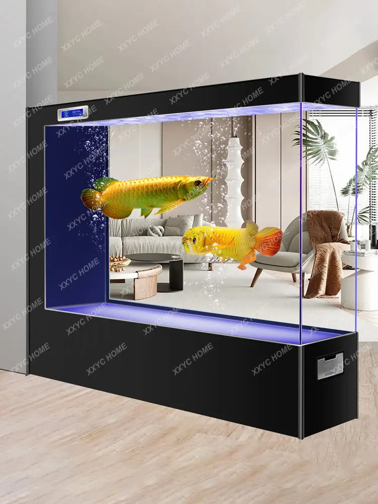 Super-White-Glass-Fish-Tank-Living-Room-Home-MediumLarge-Intelligent ...