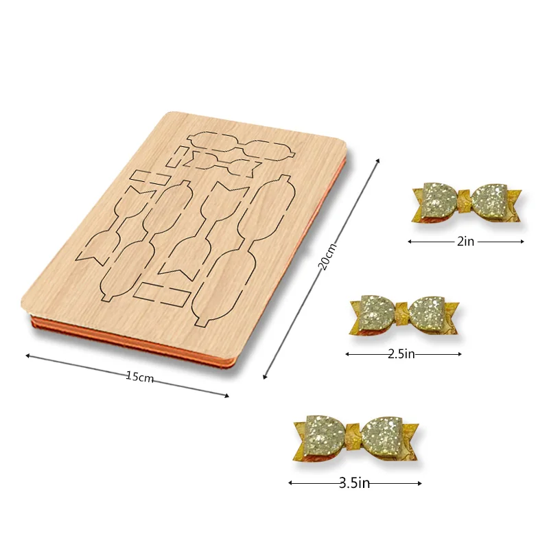 Mn17-Three-Sizes-Double-Bow-Pin-Wooden-Cutting-Die-Suitable-For-Most ...