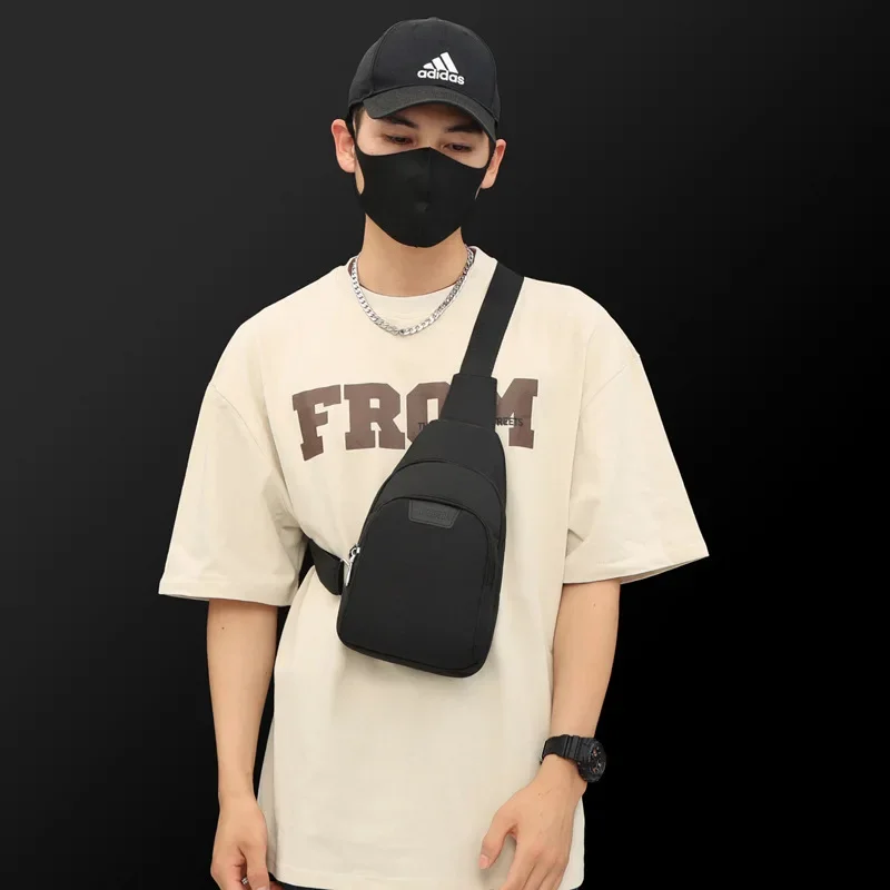 남자 힙색 크로스백 레트로 백 캐주얼 남성용 편리한 옥스포드 원단 캔버스 체스트 신상 올시 티몬