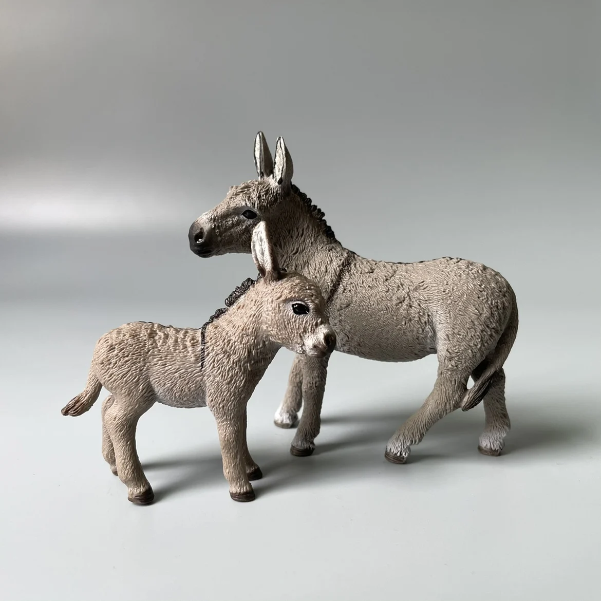Tomy autêntico grande burro figura mãe simulação animal modelo crianças ...