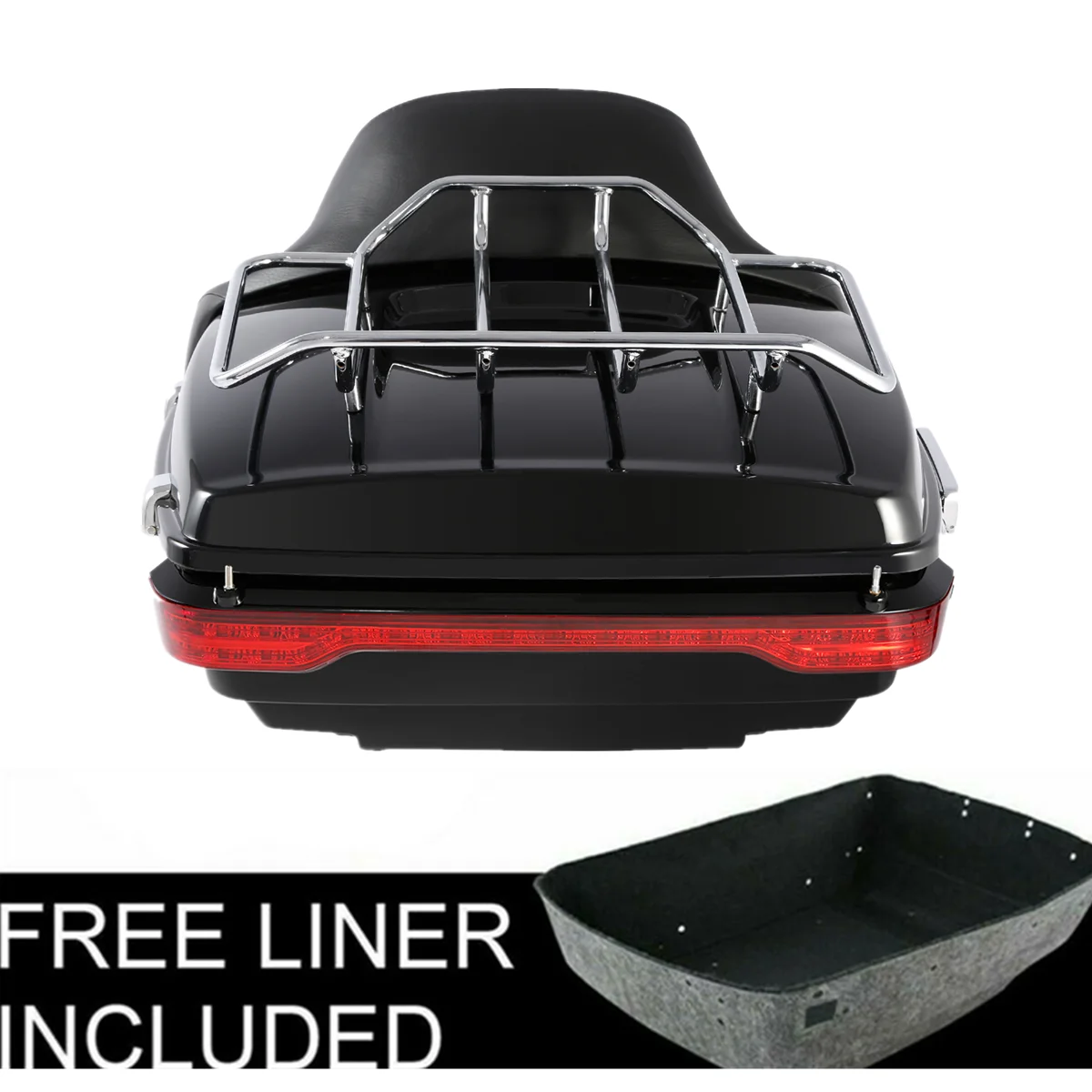 Motorcycle-King-Pack-Trunk-W-Brake-Turn-Tail-Light-For-Harley-Tour-Pack ...