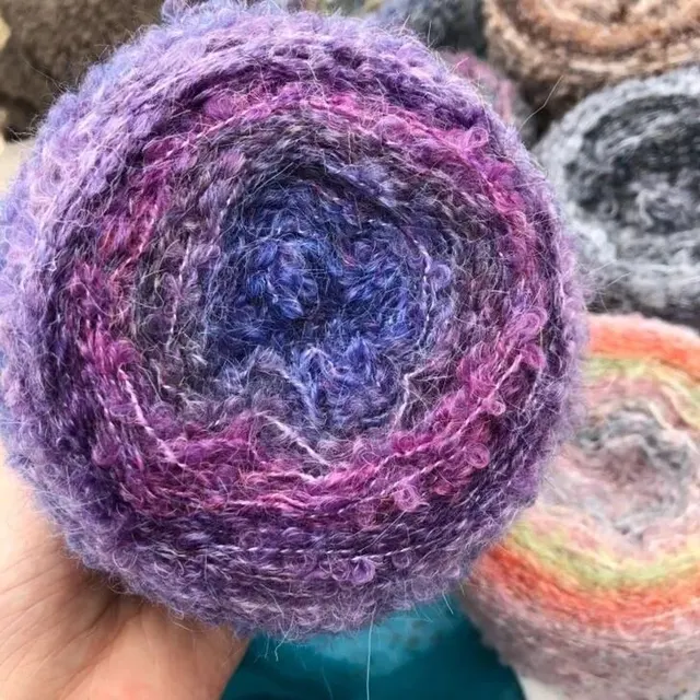 Diy Special Ring Line Wool Yarn Handmade Knitted Wool Clothes Shawl ...