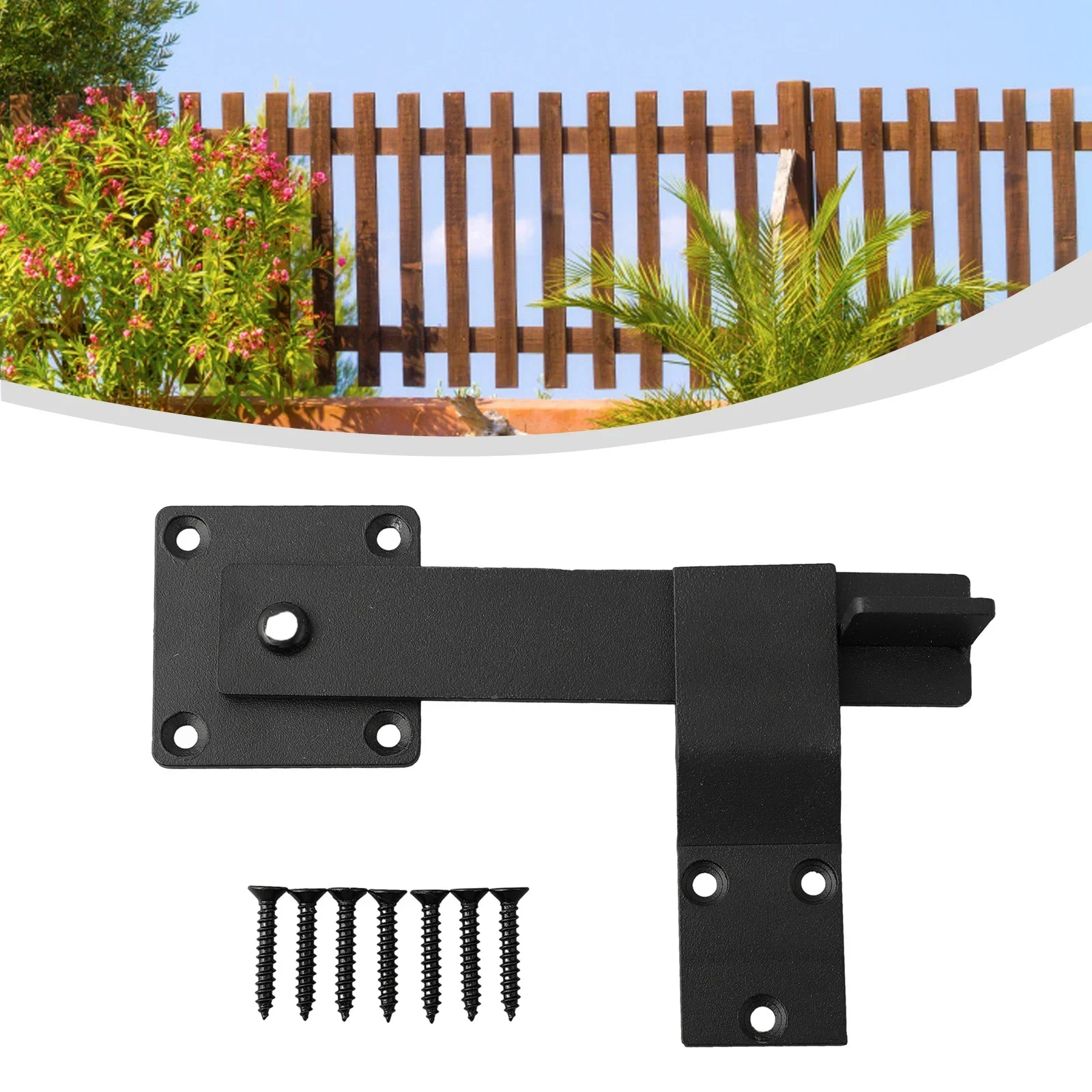 Barn-Door-Latch-Carbon-Steel-5-5-Inch-Lock-Buckle-Farm-Revolving-Fence ...