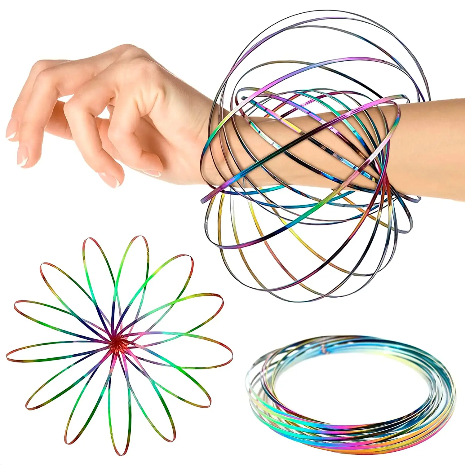 Flow-Ring-Spinner-Ring-Arm-Toy-Magic-Ring-Toy-Flow-Rings-Kinetic-Spring ...