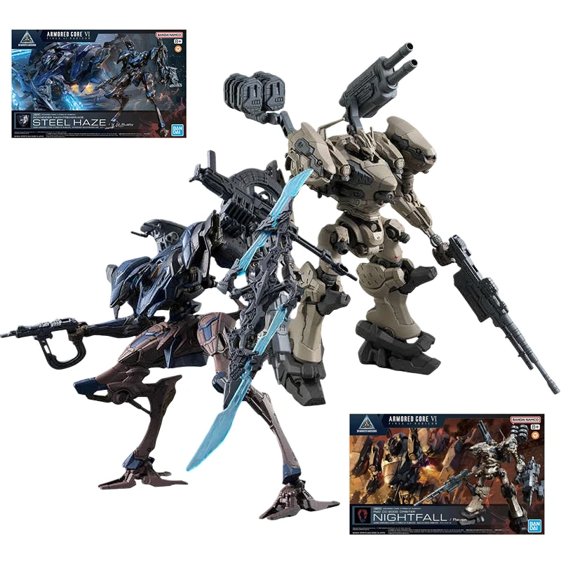 Bandai ORBITER Nightfall Rave Action Figure Steel Haze ARMORED CORE VI ...