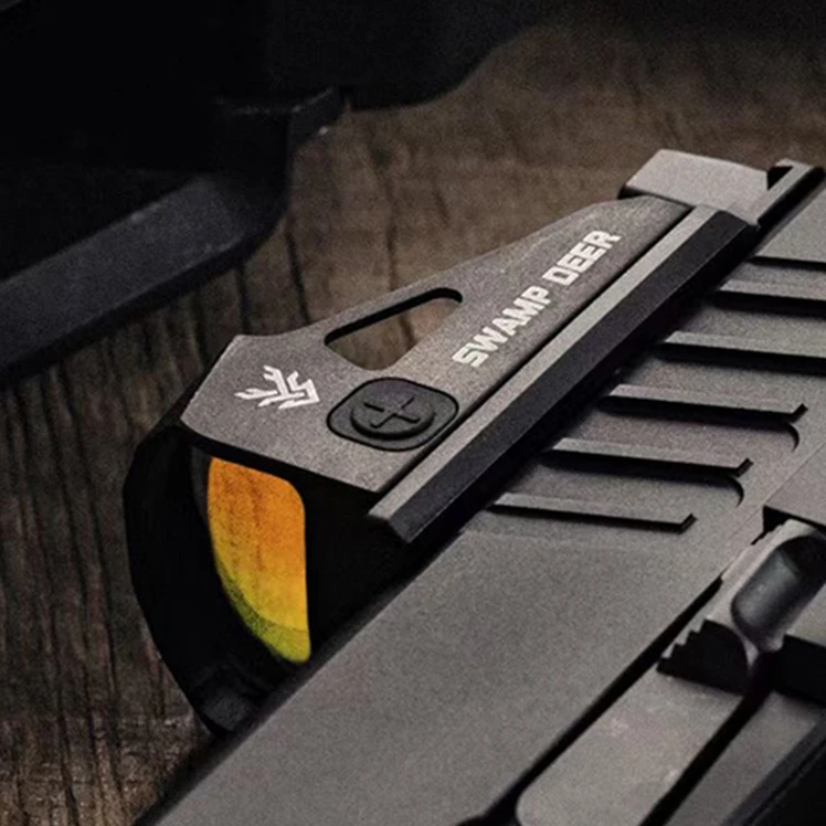 SWAMP DEER Red Dot Tactical Scope Glock mira HD1X24 pistola Mini 1.2X ...