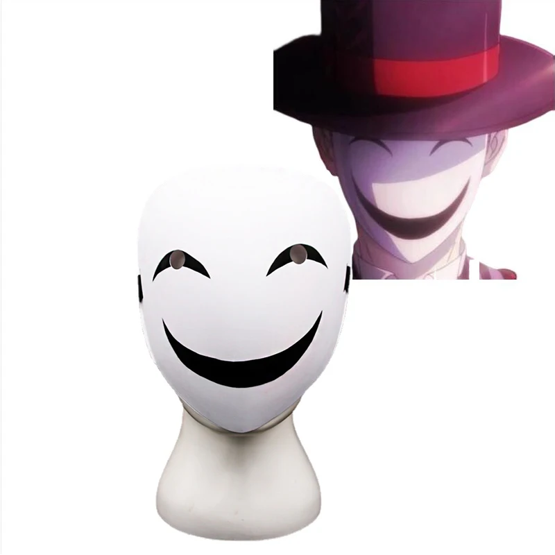 Anime Black Bullet Mask Cosplay Kagetane Hiruko Unisex Burakku Buretto ...