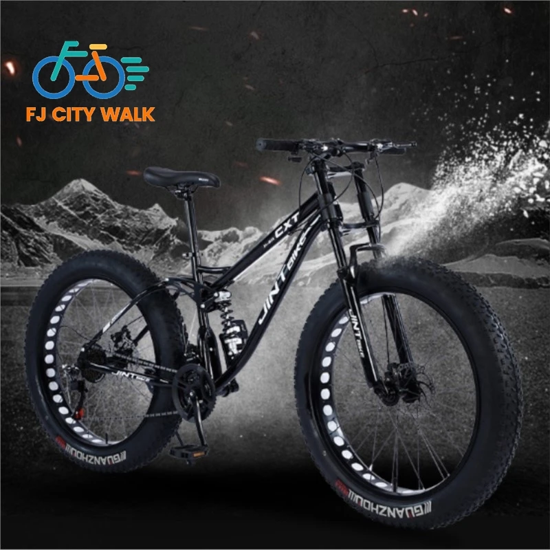 FJ-High-Carbon-Steel-Beach-Bikes-Oversized-4-0mm-Thick-Wheels-Soft-Tail ...