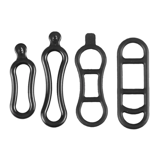 Cycling Light Holder Bicycle Handlebar Silicone Elastic Straps Bandage ...