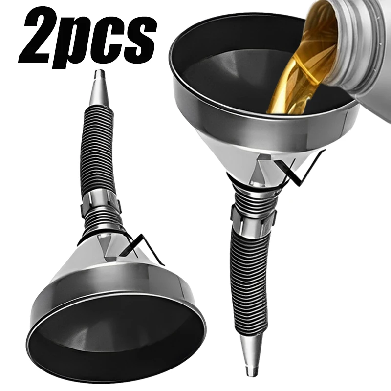 2pcs-Engine-Refueling-Funnel-with-Filter-for-Car-Motorcycle-Truck-Oil ...