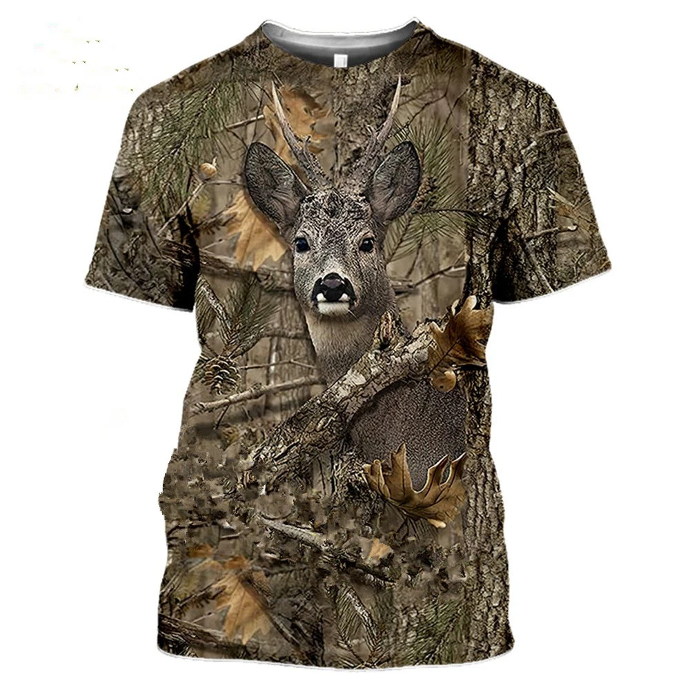 Camouflage-Hunting-Animal-Rabbit-Men-s-Summer-Casual-Oversized-3D-T ...