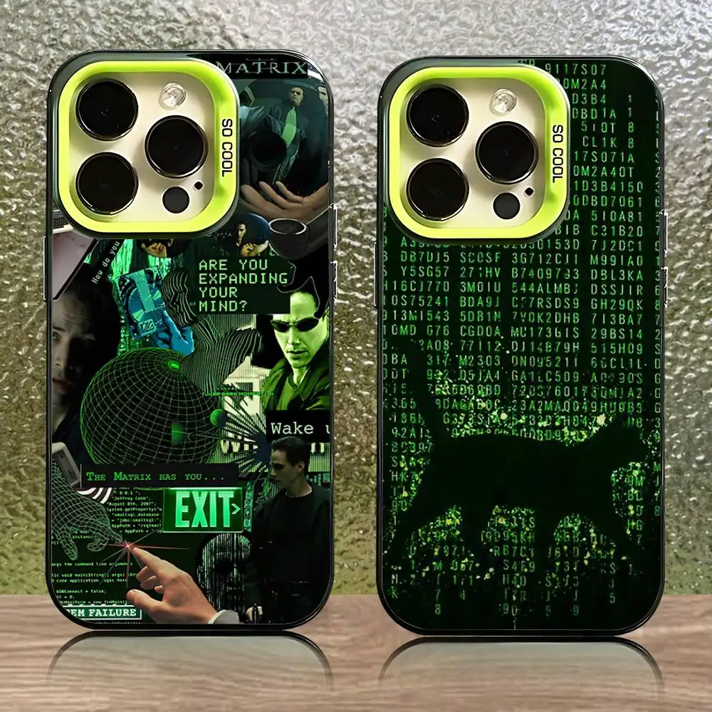 The M-Matrix Movie Phone Case For iPhone 16,15,14,13,12,11,Pro,Max,Plus ...