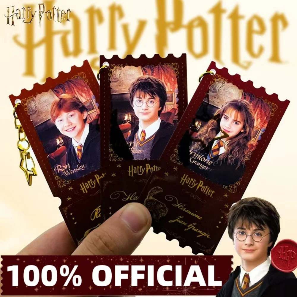 Genuine Harry Potter Character Keychain Acrylic Hermione Ron Character ...