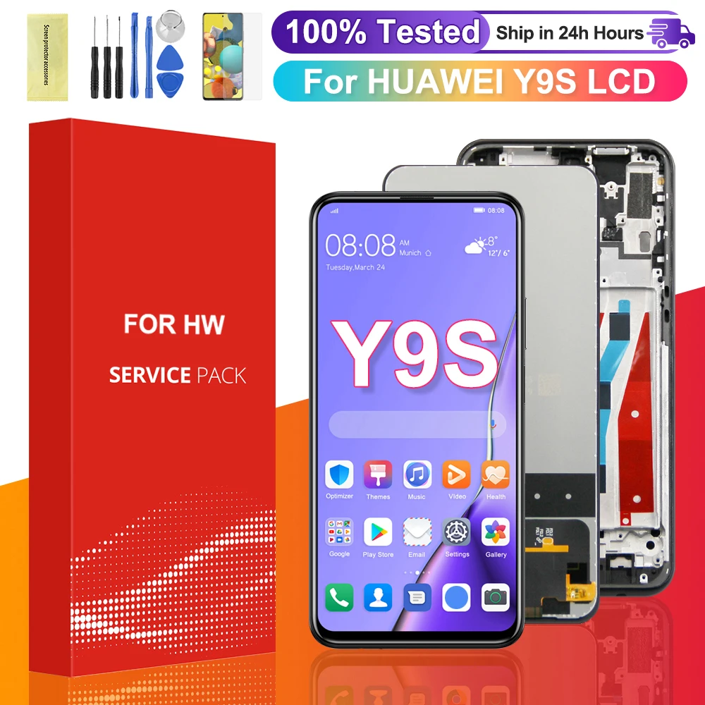 Reemplazo de pantalla Original de 6,59 pulgadas con marco para Huawei ...