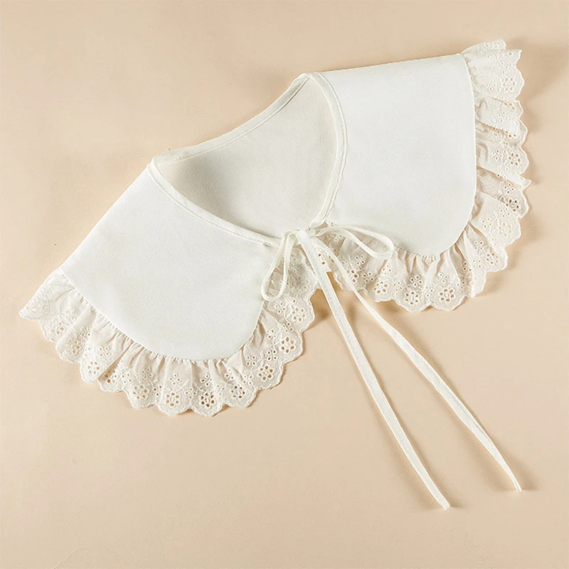 Japanese Style Women Girls Doll Fake Collar Shawl Wrap Hollow Out ...
