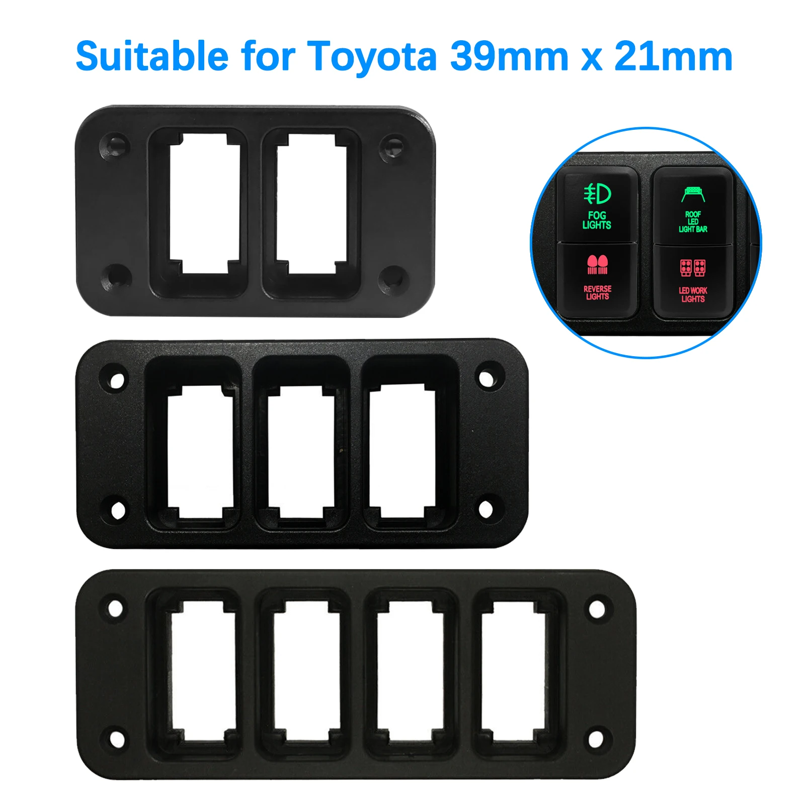 1Pcs Push Switch Bracket Mount Panel Plastic Holder Housing For Car ...