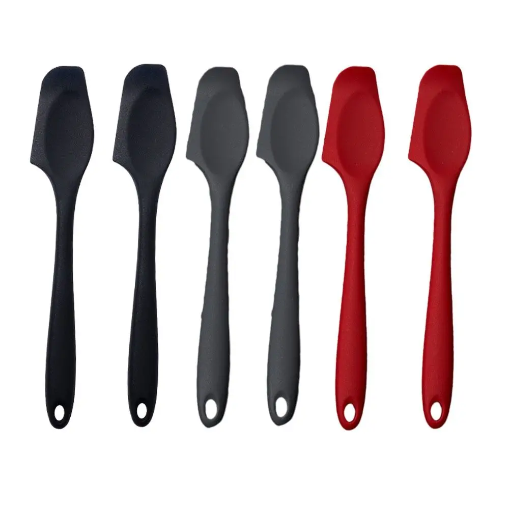 1-6pcs-High-Temperature-Silicone-Half-Moon-Scraper-Silicone-Mixing ...