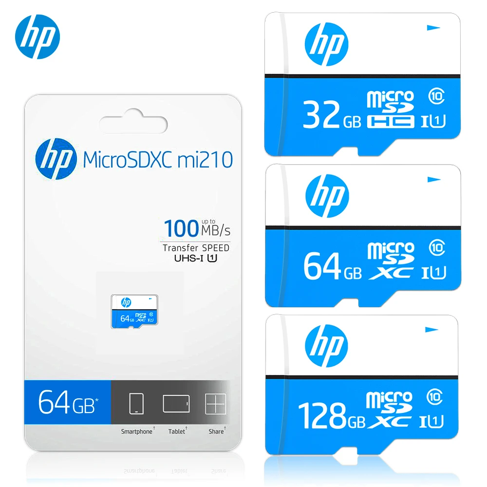 Original HP Micro Sd Card 128GB 64GB 32GB High Speed Memory Card ...