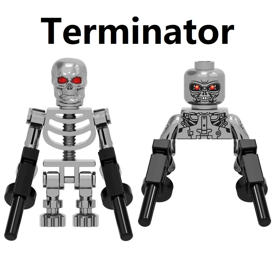New-The-Terminator-T800-Set-Building-Blocks-T-800-Mini-Action-Figure ...