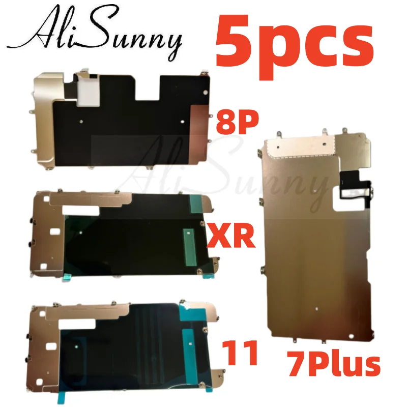 AliSunny 5pcs Metal BackPlate Shield for iPhone 7 8 6 6S Plus XR 11 LCD ...