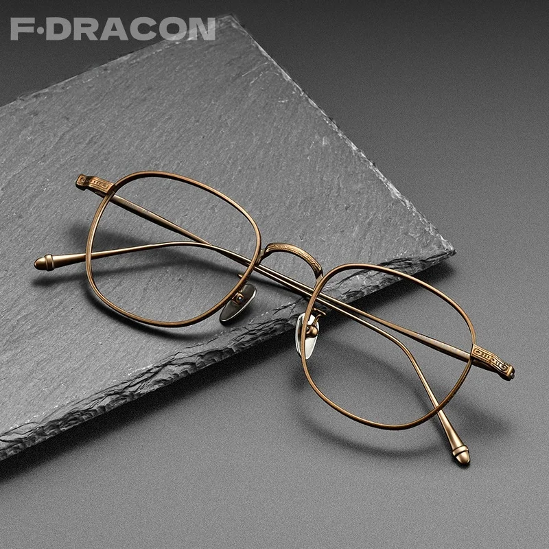 Moldura-de-tit-nio-puro-para-homens-e-mulheres-arma-o-quadrada-retr ...