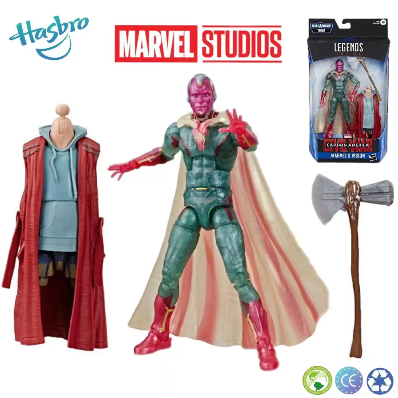 Hasbro-Marvel-Legends-Vision-MAR-VELL-Original-Box-Joints-Movable-Anime ...