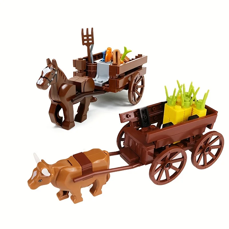 1pc-Farm-Ranch-Transport-Animal-Cart-Building-Blocks-Perfect-Gift-For ...
