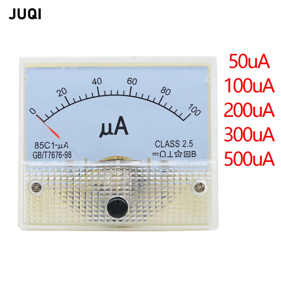 85C1-uA-DC-A-50UA-100UA-200UA-300UA-500UA-Analog-Panel-Pointer-type-DC ...