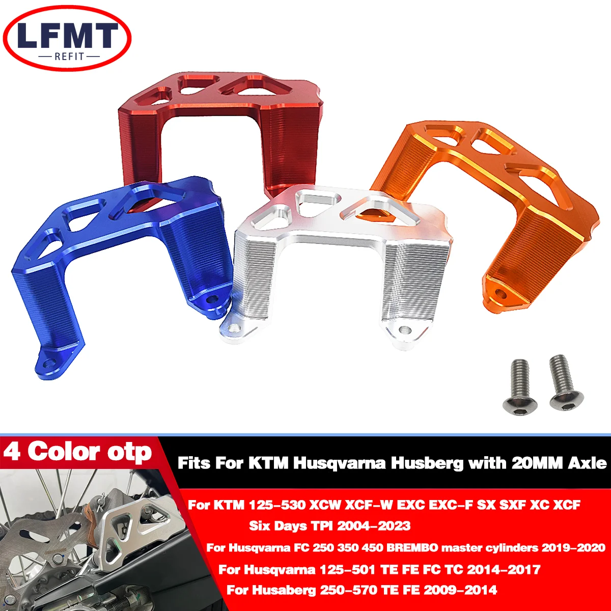 Motocross Rear Caliper Guard Rear Brake Disc Guard Protector Cover For ...