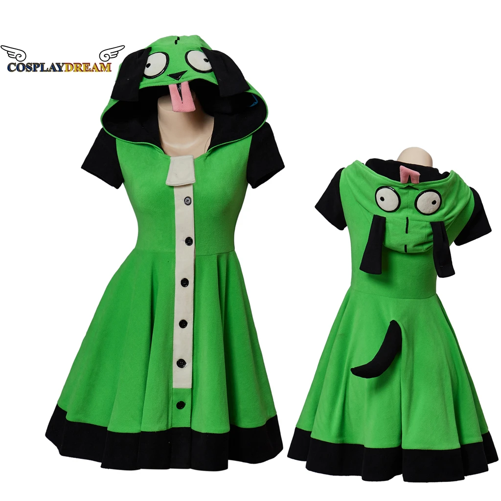 Invader ZIM Cosplay Costume Girl Inspired Kigurumi Dress