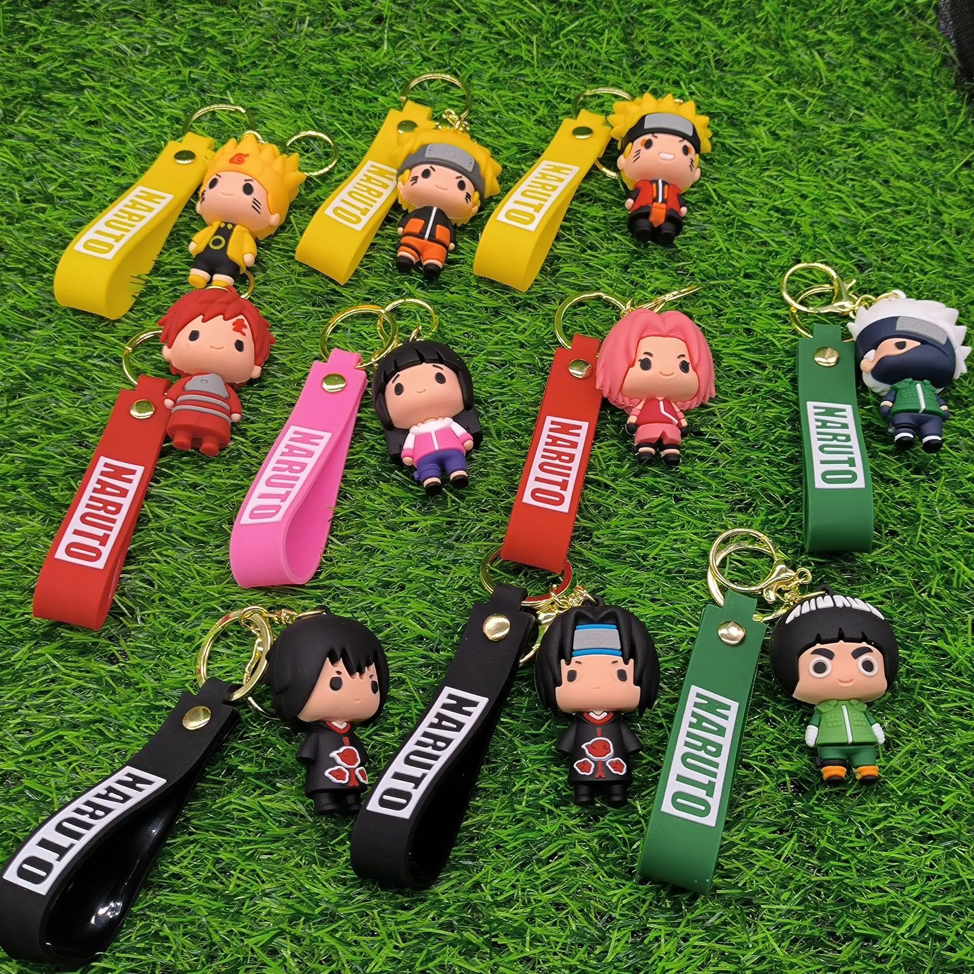 Naruto-Action-Figures-Keychains-Cartoon-Anime-Sasuke-Kakashi-Key ...