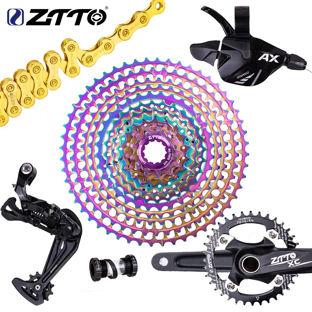 ZTTO-Ultralight-MTB-Speed-Group-Set-12-S-Cassete-52T-Corrente-32-T-34-T ...