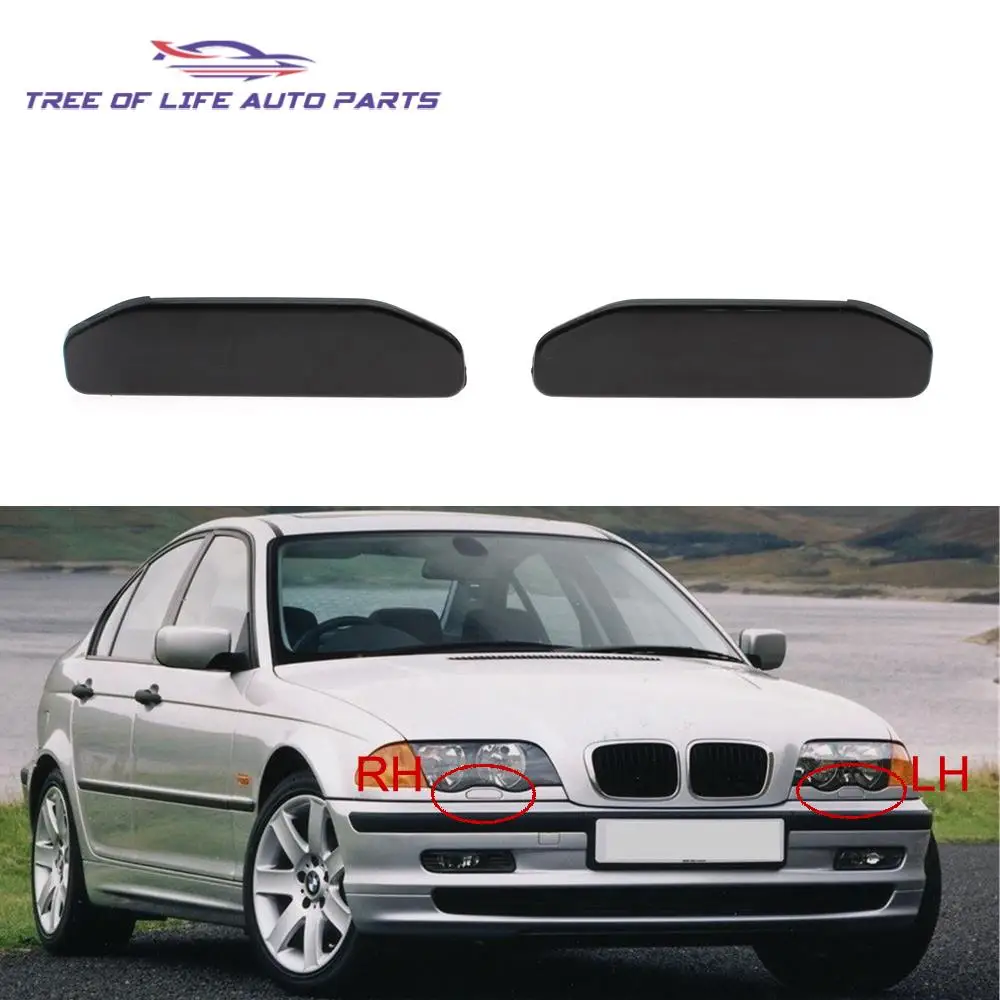 Front-Bumper-Headlight-Washer-Spray-Nozzle-Jet-Cover-Cap-For-BMW-3 ...