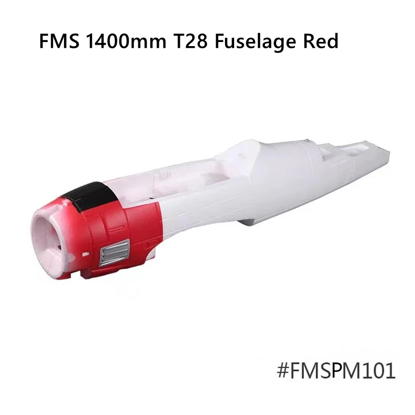 FMS 1400mm 1.4m T28 T-28 V4 Red Fuselage EPO Foam FMSPM101 RC Airplane ...