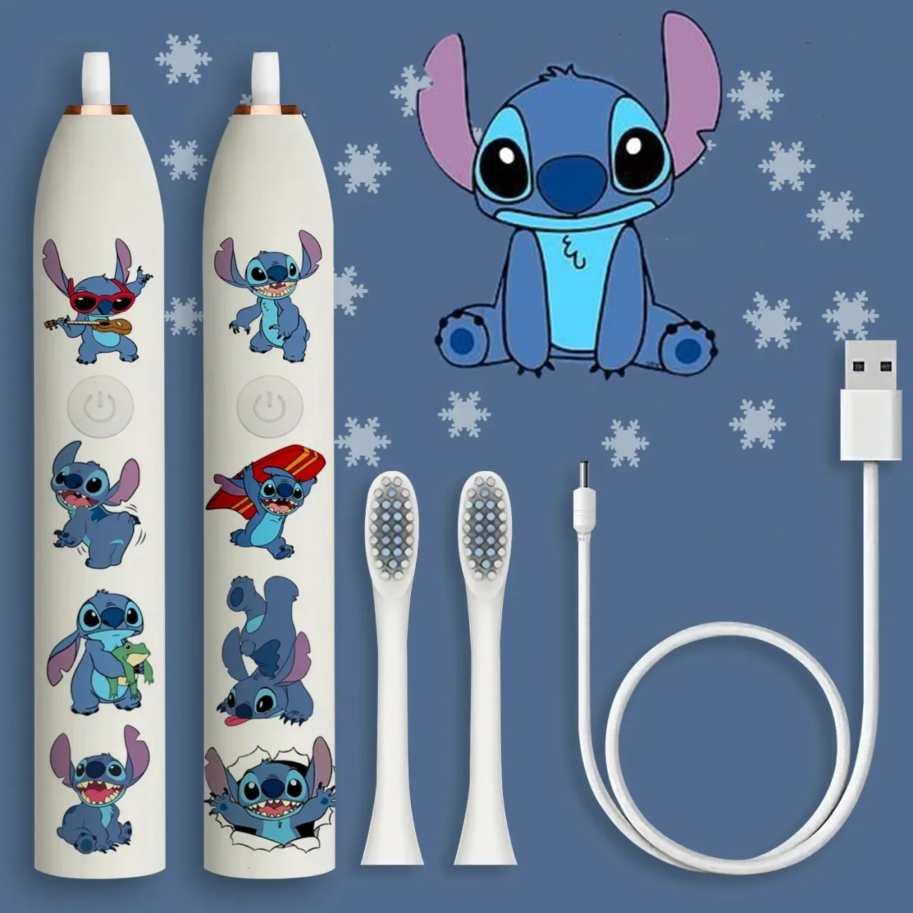 Brosse-dents-lectrique-Disney-Stitch-Rechargeable-automatique-ondes ...