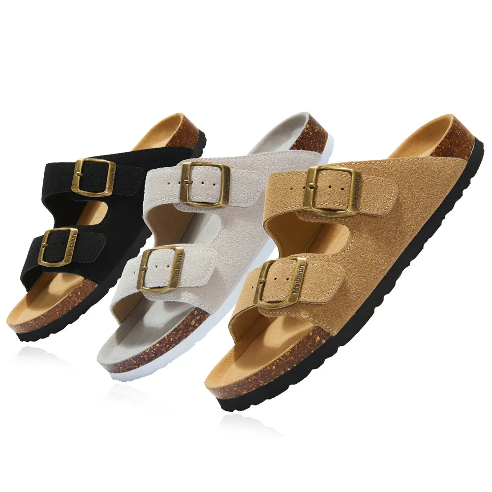 Platte-Slippers-Vrouwen-Mannen-Slippers-Luxe-Indoor-Onderkant-Antislip ...