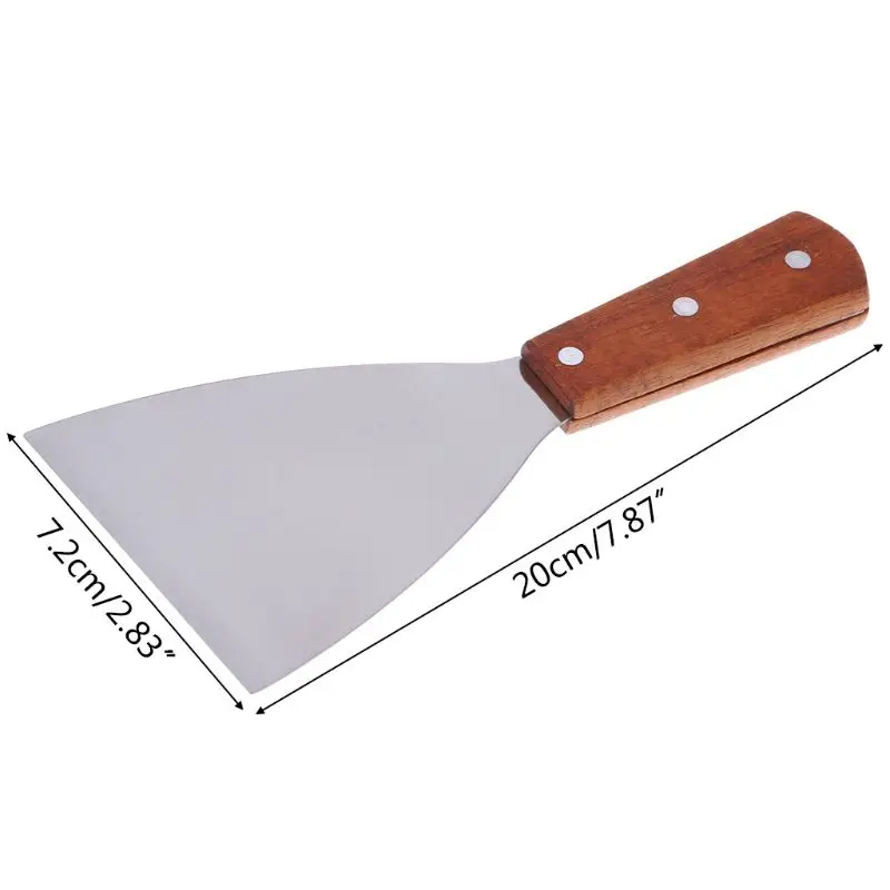 Cake-Shovel-Triangular-Scraper-Pizza-Pastry-Cheese-Spatula-Stainless ...