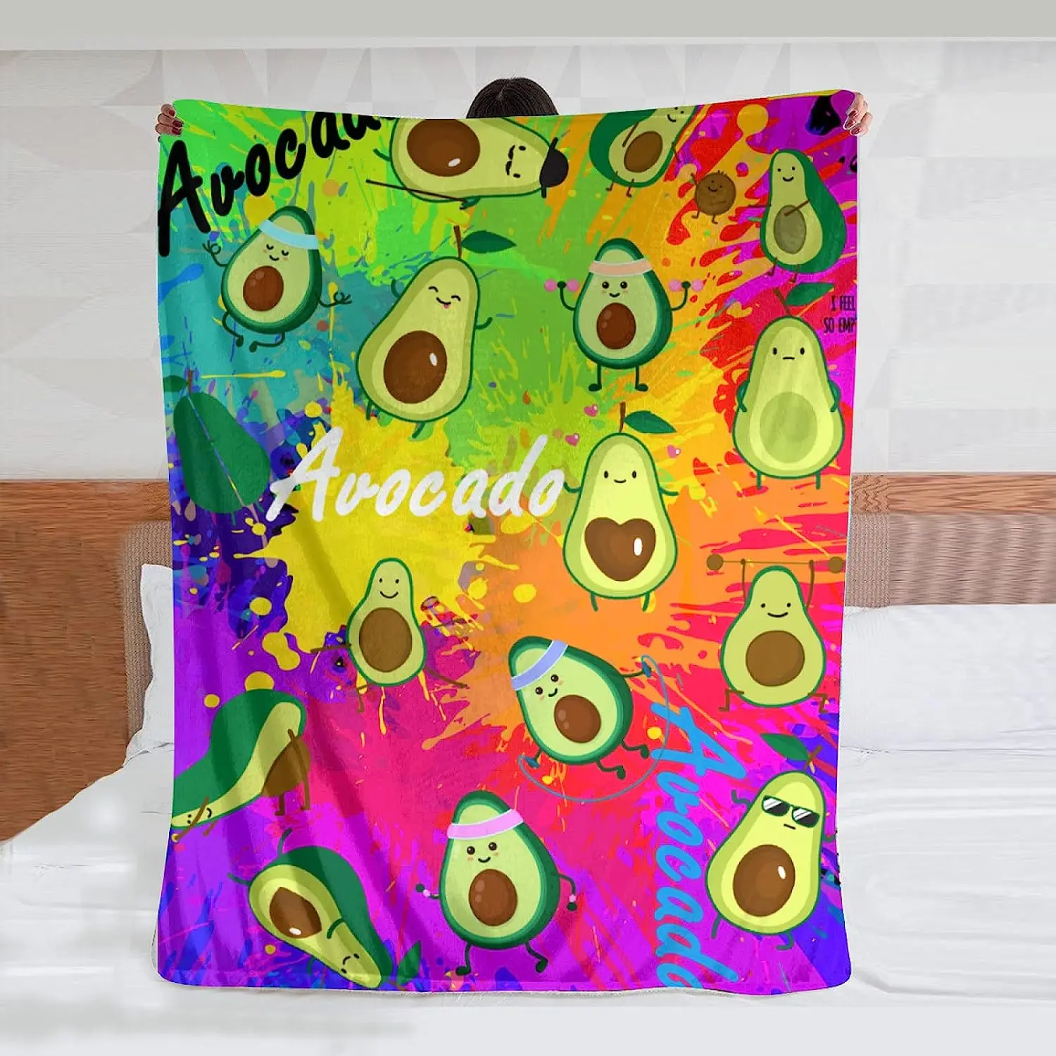 Avocado-Blanket-Ligtweight-Cozy-Soft-Smooth-Print-Throw-Blankets-for ...