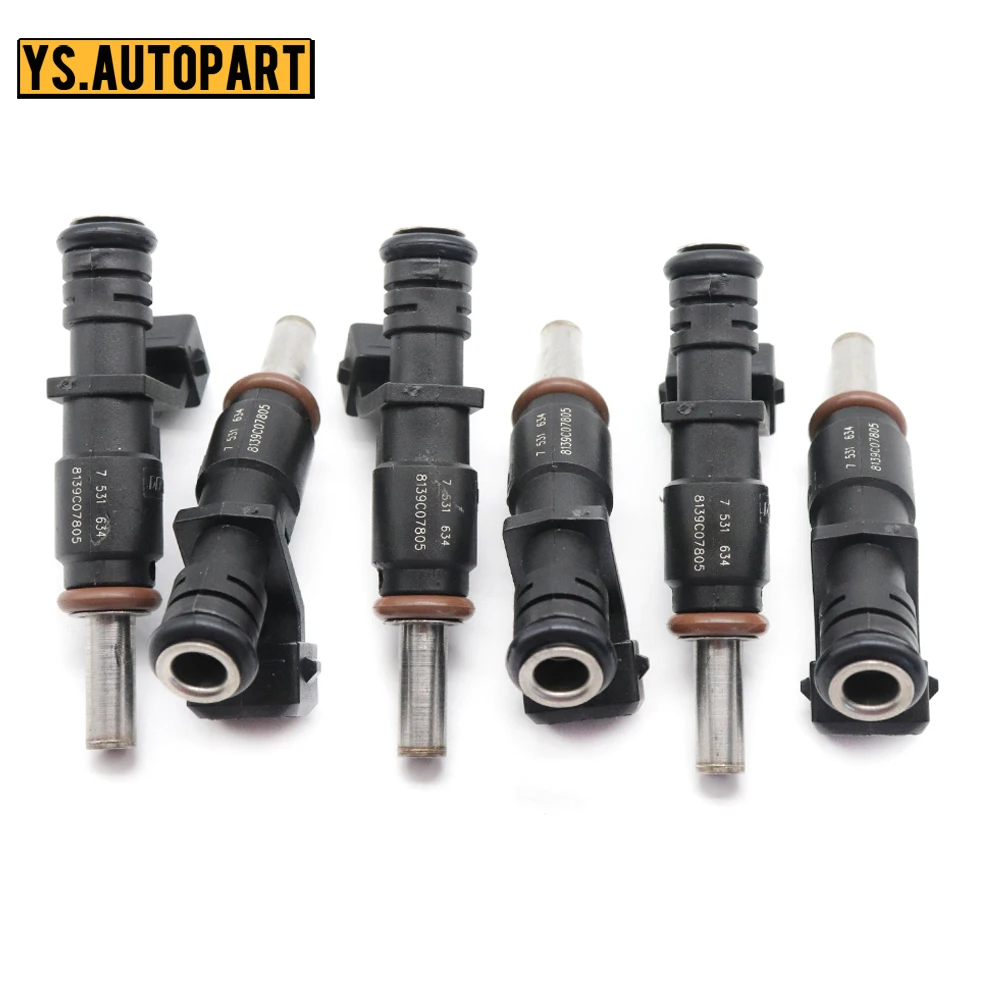 6x-Car-Fuel-Injectors-Nozzle-13537531634-Fit-For-BMW-128i-325i-330i ...