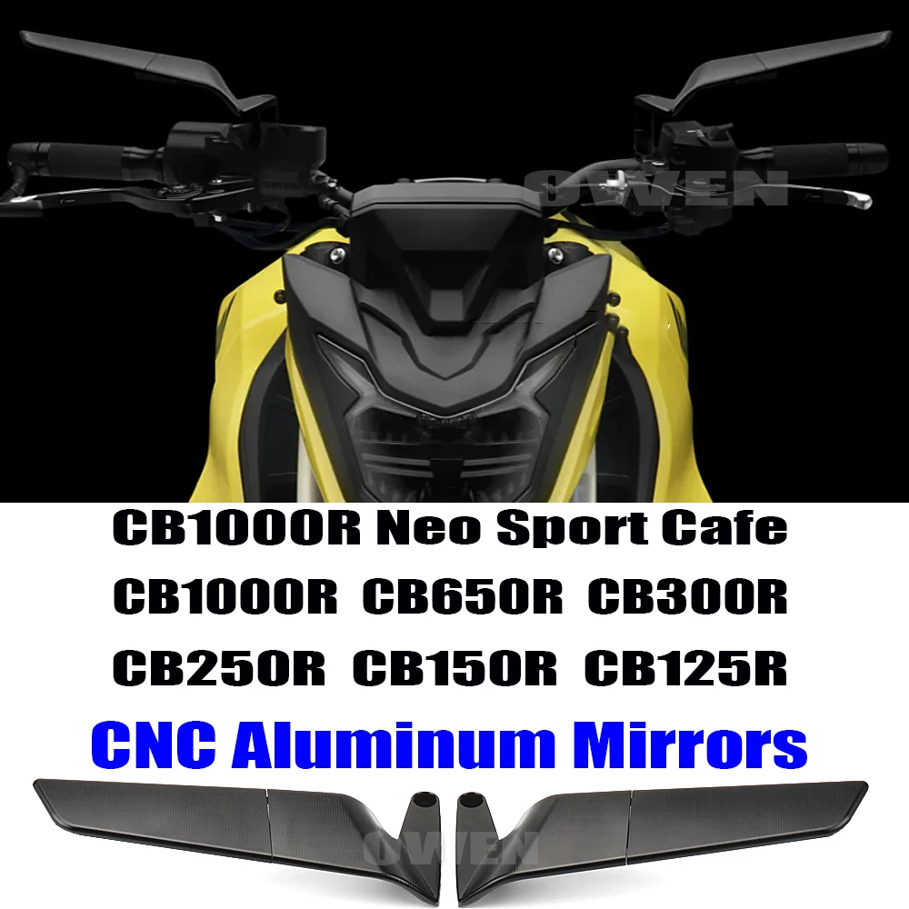 Motorcycle-Mirrors-For-Honda-CB1000R-CB650R-CB300R-CB250R-CB150R-CB125R ...