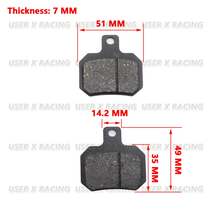 USERX Motorcycle disc brake pad Brakes Front Rear Disc Brake Pads For ...
